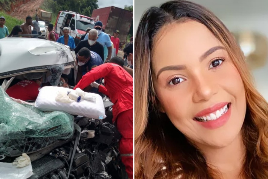 Cantora Amanda Wanessa sofre grave acidente de carro